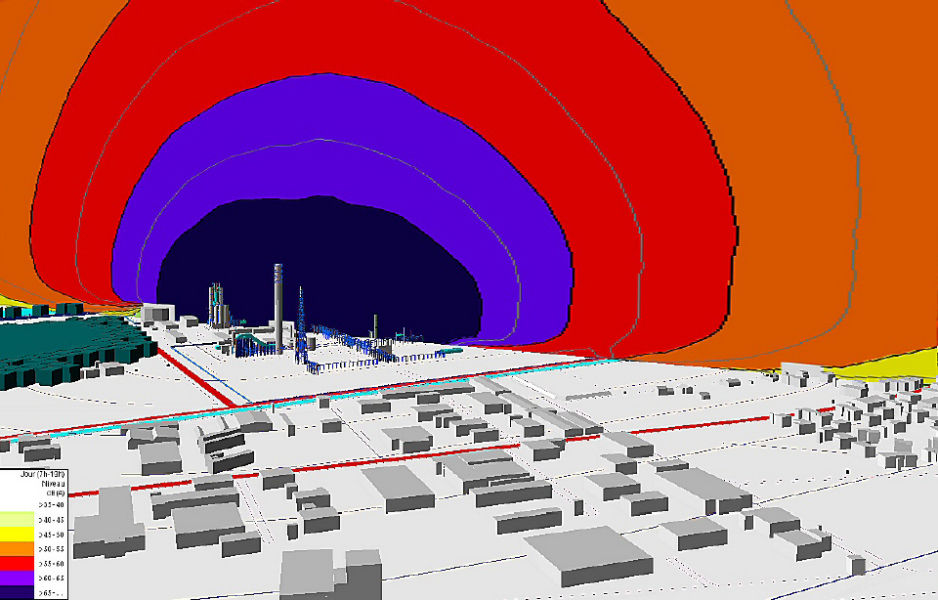 Isophones verticaux (coupes de bruit) - AcouConsult sàrl (R. Beffa ...
